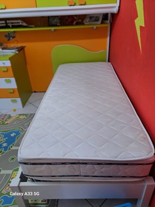Letto singolo - rete e materasso