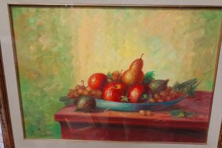 Dipinto olio su tela De rosa