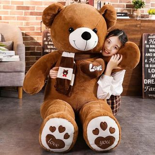 Orsacchiotto con sciarpa Peluche Animale Orso Pelu