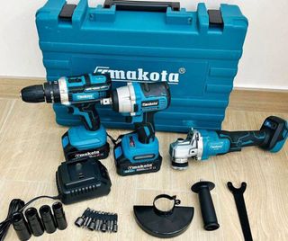 Kit 3 in 1 Trapano Avvitatore + Avvitatore a Impul