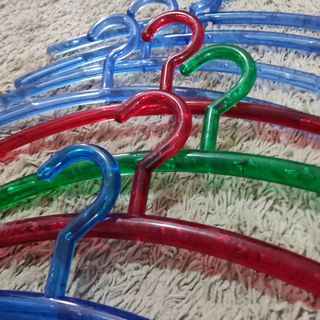 Attaccapanni 8 pz Vintage in plastica cm 45 usati