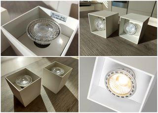 Faretti Led Gu10 illuminazione travi cubotti
