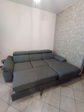 Divano letto con contenitore