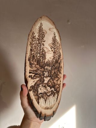 oggetto in legno per arredo