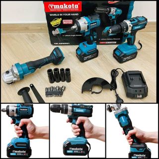 Kit 3 in 1 Trapano Avvitatore + Avvitatore a Impul