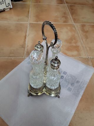 set di ampolle in argento sterling