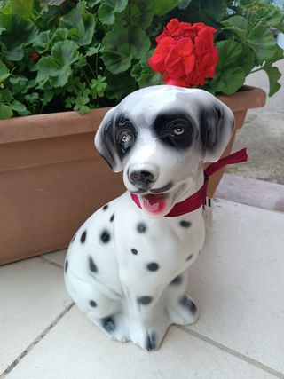 Cane dalmata di ceramica