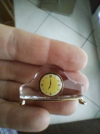 Orologio da mensola miniatura cristallo Swarovski