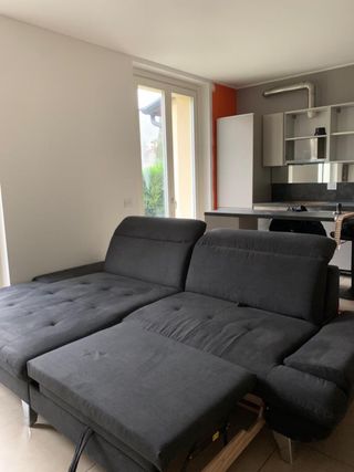 Divano letto con penisola