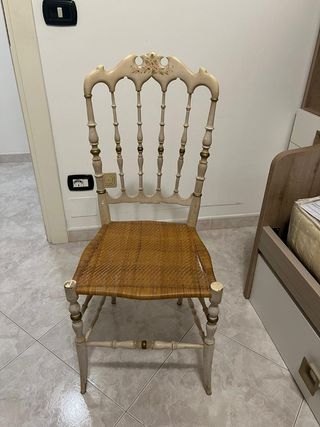 Sedia Vintage decorata