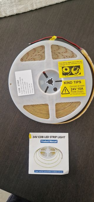 Strisce LED 24v ip65 (5 METRI)