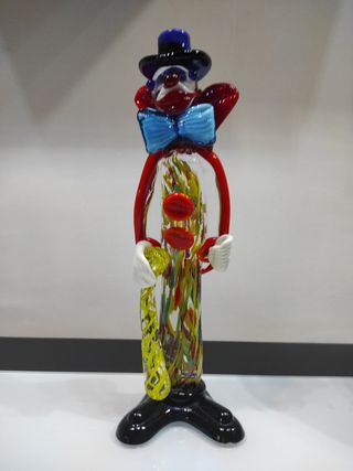 pagliaccio in vetro di murano