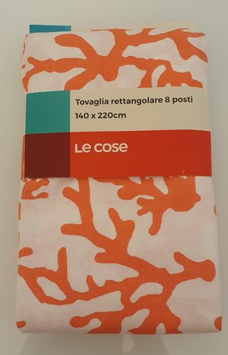Tovaglia rettangolare 8 posti nuova