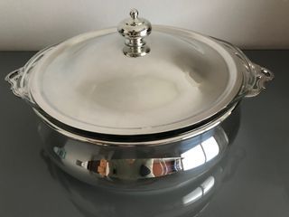 DUE CASSERUOLE SILVERPLATED