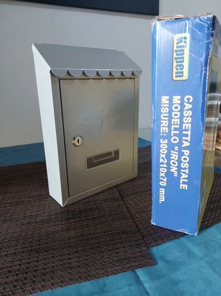 Cassetta postale iron grigio chiaro