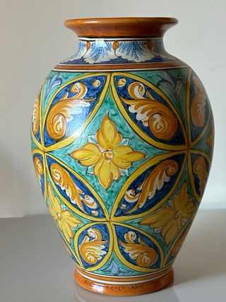 Vaso ceramica caltagirone