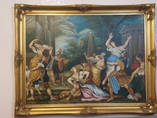 Quadro il ratto delle sabine