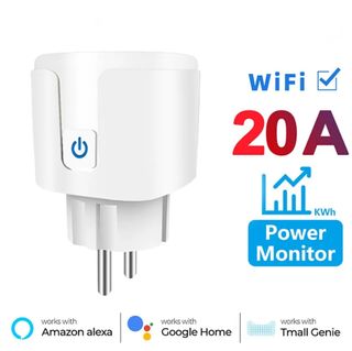 WIFI SMART PLUG CON MONITORAGGIO ALIMENTAZIONE