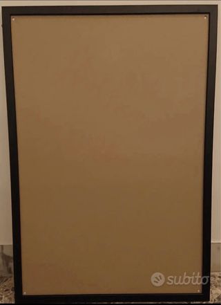 Lavagna magnetica da parete in acciaio