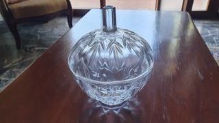 Soprammobile portacaramelle in cristallo al piombo