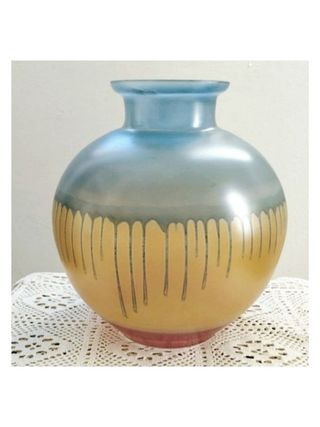 Vaso bombato portafiori art noveau liberty vintage