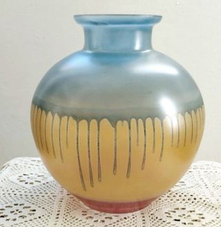 Vaso bombato portafiori art noveau liberty vintage