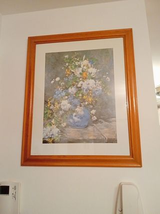 Quadro con cornice in legno