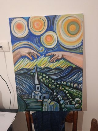 Quadro originale simil van Gogh