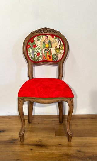 Sedia vintage restaurata