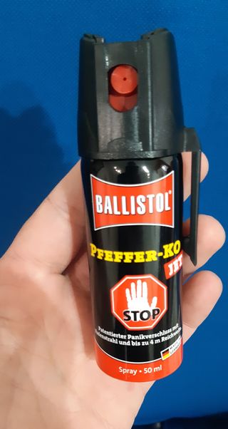 X 2 spry segurdad ko ballistol