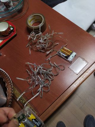 Serie di luci natale