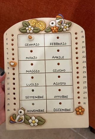 Calendario Thun