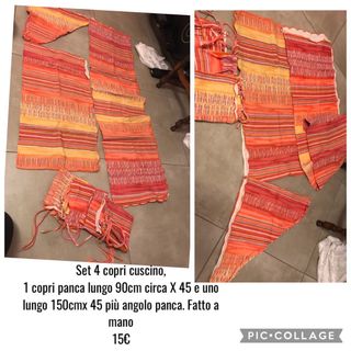 Copricuscini sedia e panche