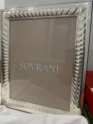 cornice in argento sovrani