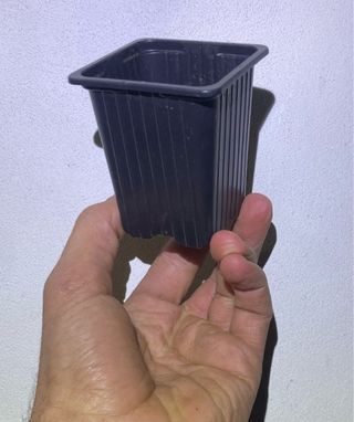 vasetti da coltivazione in plastica usati 60pz