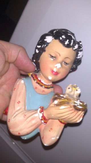 statuina con gancio appendibile 14,5x10cm