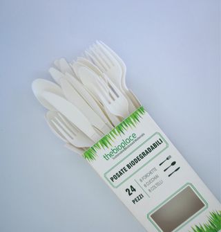 Set posate biodegradabili in PLA