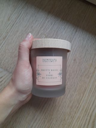 Candela profumata nasoterapia