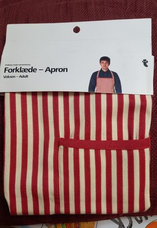 Grembiule nuovo, uomo-donna