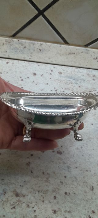 Portagioielli Vintage placcato d'argento
