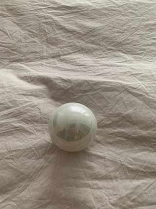 palline di vetro bianco lucido