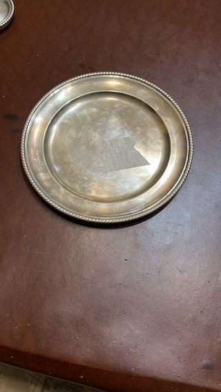 piatto in argento 800