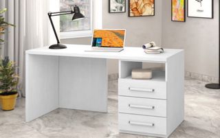 Scrivania bianca da Camera