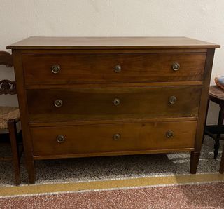 antico cassettone noce Luigi XVI