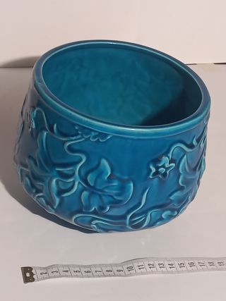 Cache pot portavaso ceramica smaltata