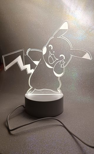 Pokémon Lampada led Pikachu
