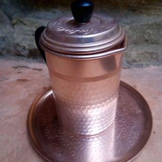 tisaniera con piattino, vintage