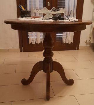 Tavolino tondo massello