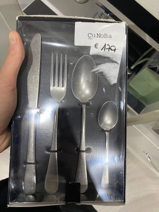 POSATE NUOVE CUBONA ACCIAIO INOSSIDABILE 24PZ