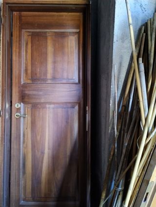 Porta da interni in castagno massello
